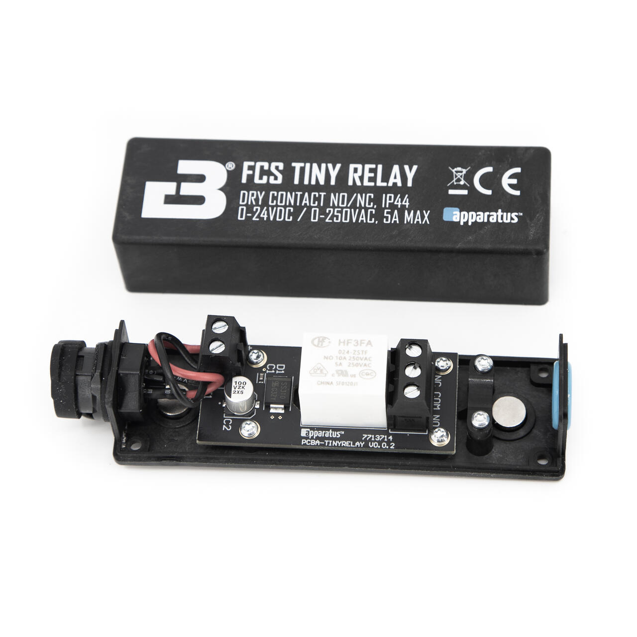 FCS Tiny Relay Module, 5A Dry contact relay module NO/NC - Brewtools EU