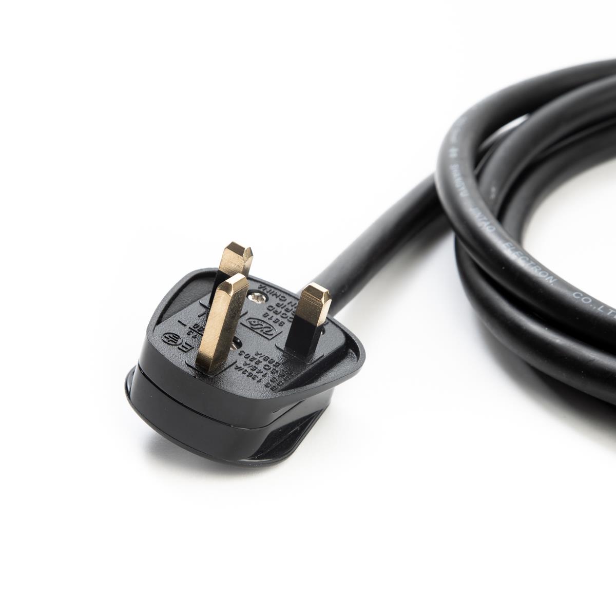 Power Input Cable, UK, 2m BS1363, H07RN - Brewtools EU D4