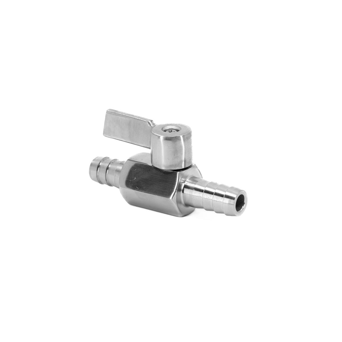 Tube valve, 12mm Valve for 12mm tubing - Brewtools EU D4