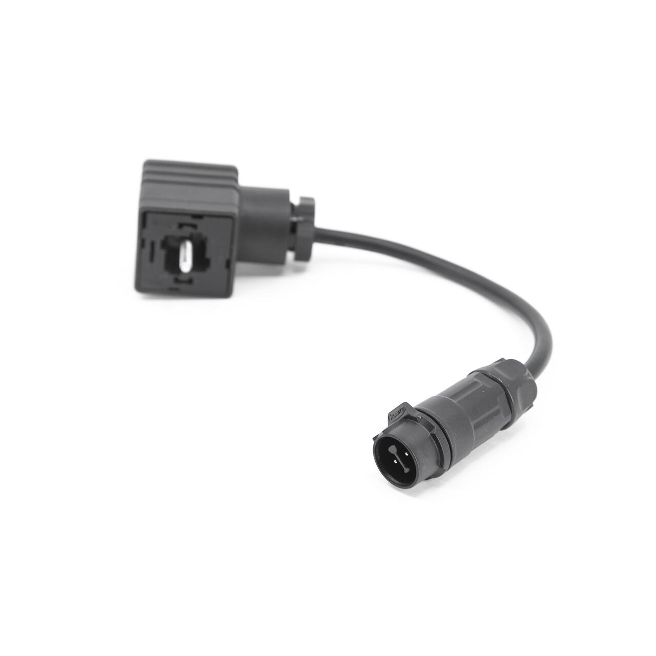 LP12, 2-pin, 100mm, adapter - DIN43650-A LP12 to DIN adapter (DIN43650 ...